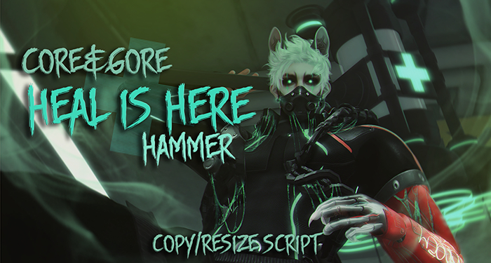 Second Life Marketplace - Core&Gore :: Heal is Here. hammer FATPACK